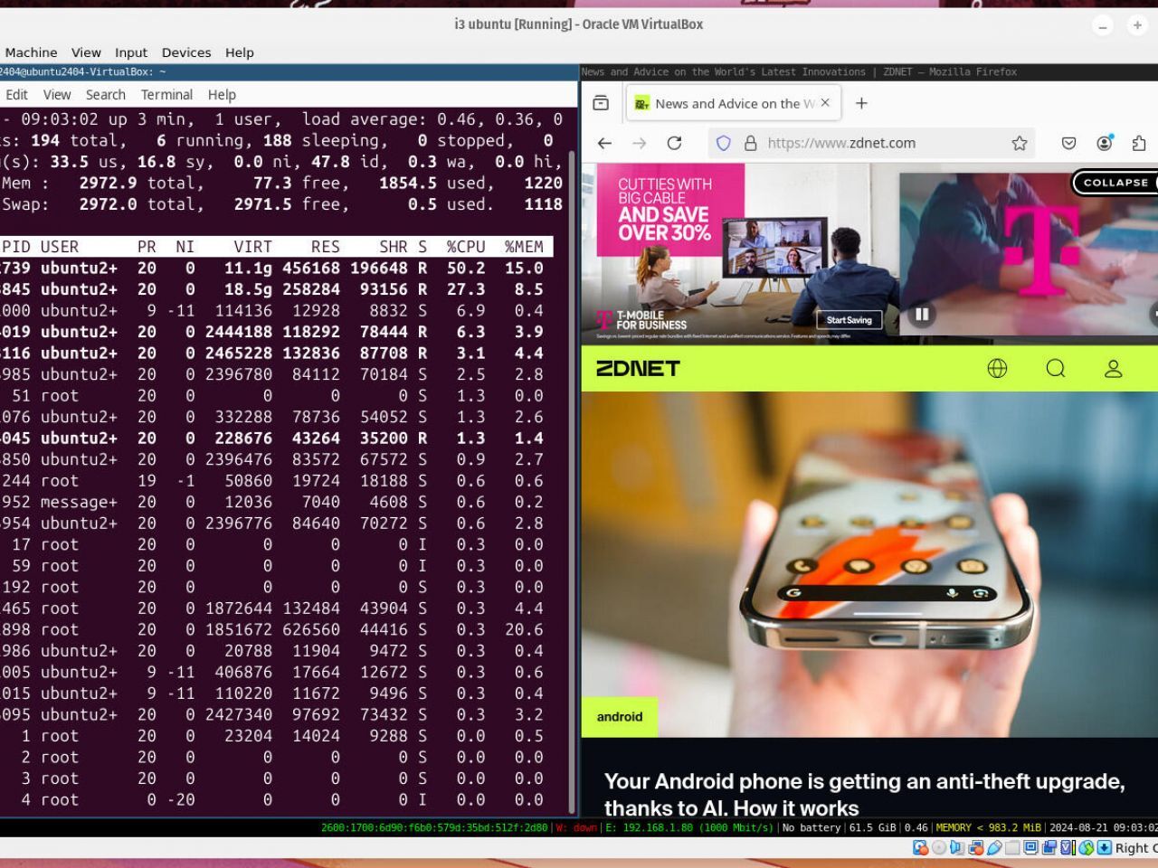 「Linux」にタイル型ウィンドウマネージャー「i3」をインストールするには - ZDNET Japan