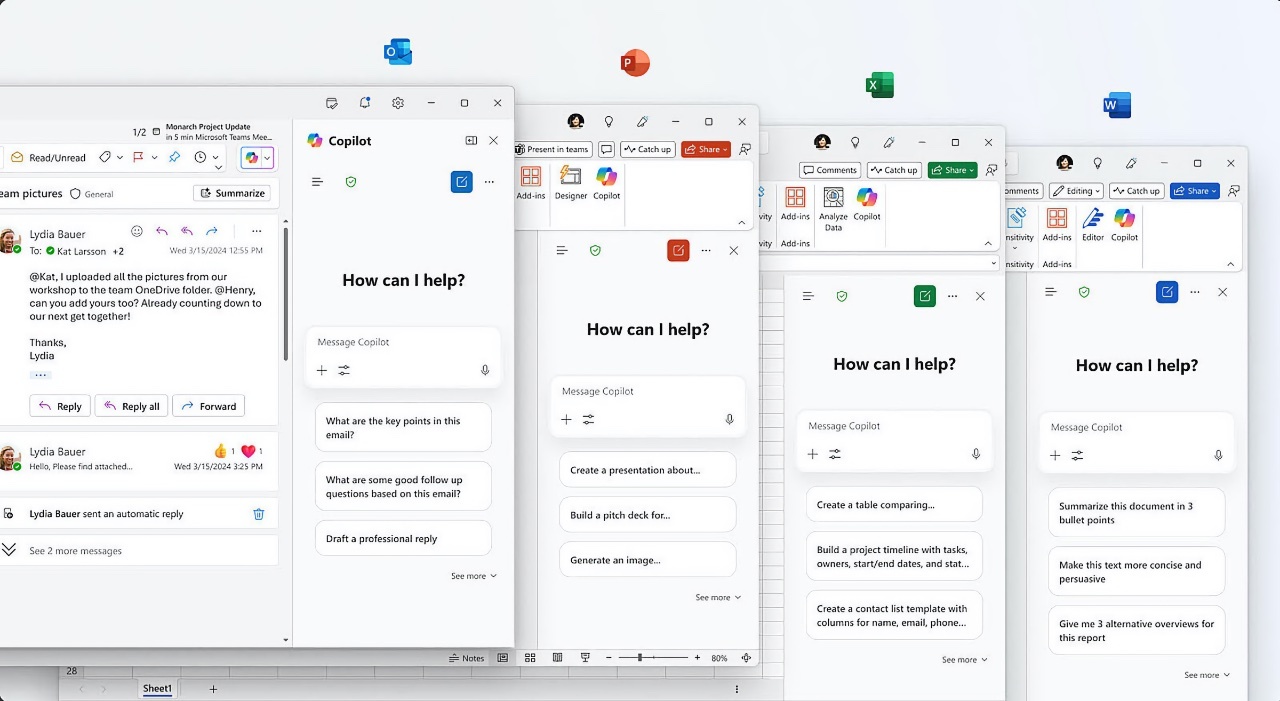 「Microsoft 365」、法人向けプランで「Copilot Chat」が利用可能に - ZDNET Japan
