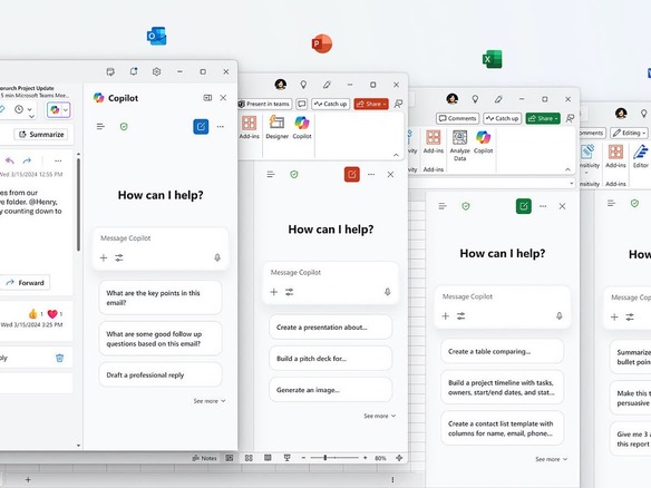 「Microsoft 365」、法人向けプランで「Copilot Chat」が利用可能に - ZDNET Japan